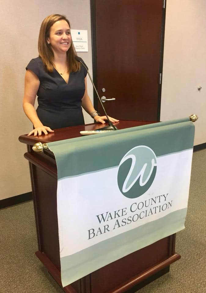 Gailor Hunt at Wake County Family Law CLE | Gailor Hunt